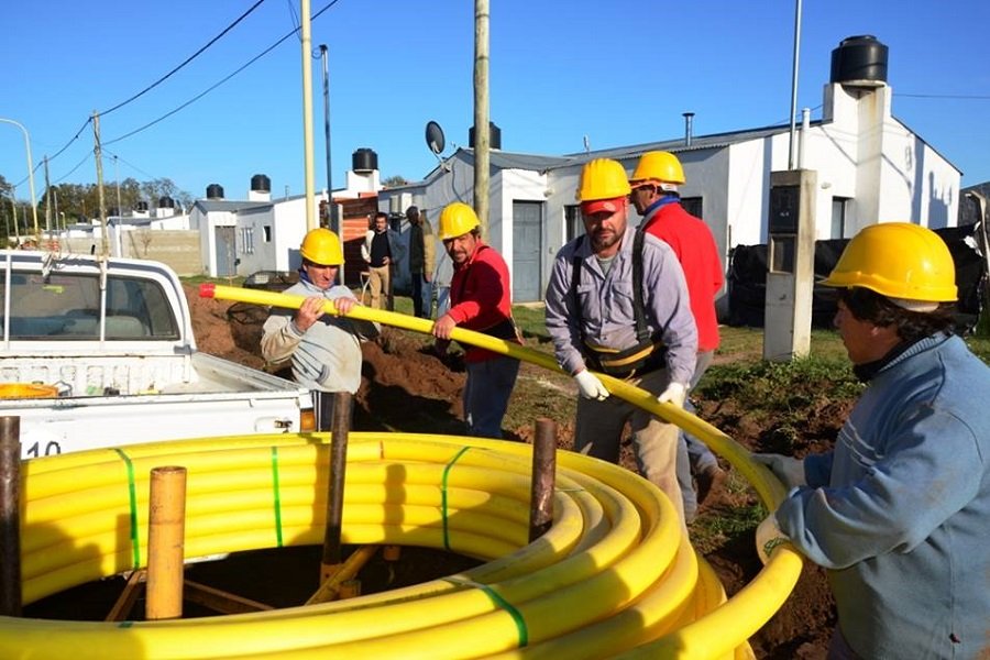El municipio llevó red de gas a 1.255 lotes en los últimos cuatro años ...