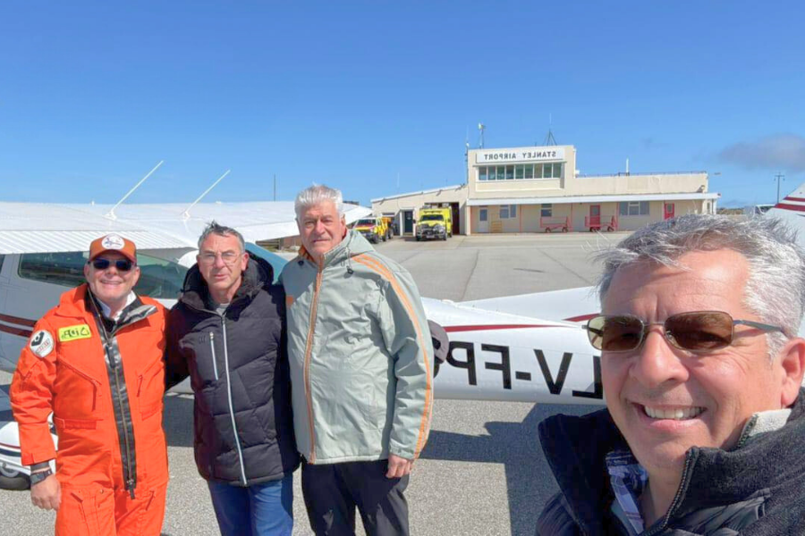 En un vuelo "sin novedad", los tripulantes del Cessna LV-FPO llegaron a ...